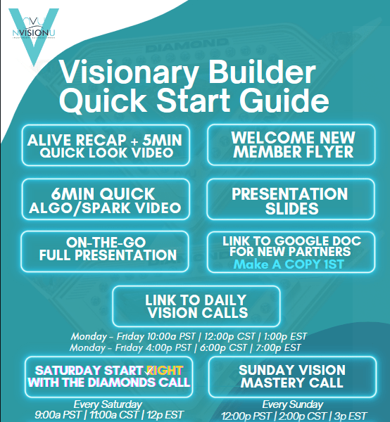 Visionary Builder Quick Start Guide
